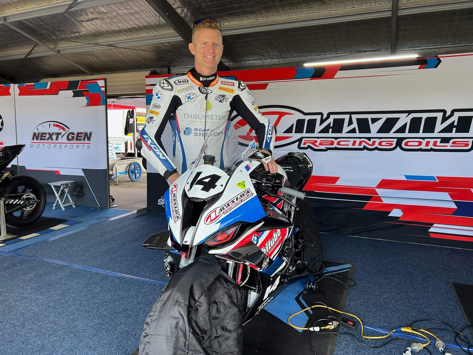 The Thrumster Business Park team & ASBK Superbike Champion, Glenn ...